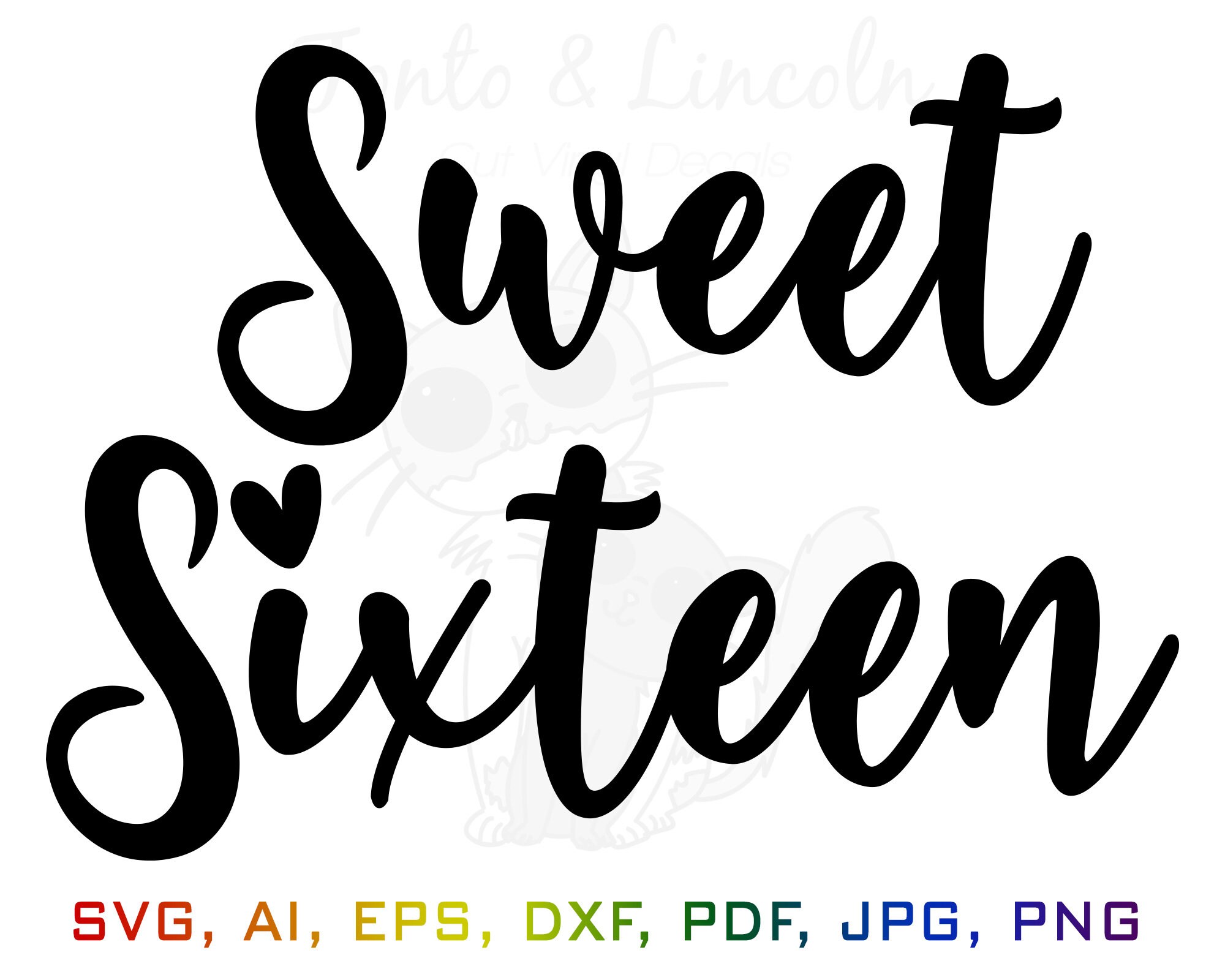 Sweet Sixteen Svg Sweet 16 Svg Birthday Svg Birthday Girl | Etsy