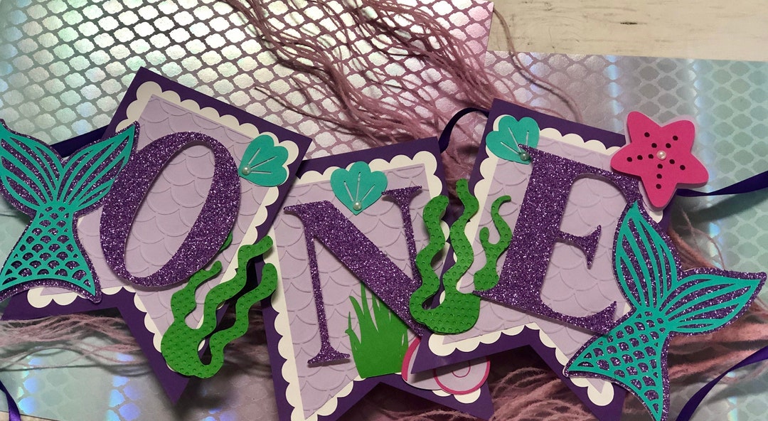 Under the Sea, Mermaid Decor, Mermaid, ONE Banner, Mermaid First ...