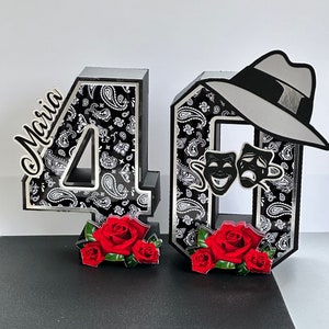Lowrider Party Table Decor, Mi Vida Loca Birthday Decor, Chola Themed ...