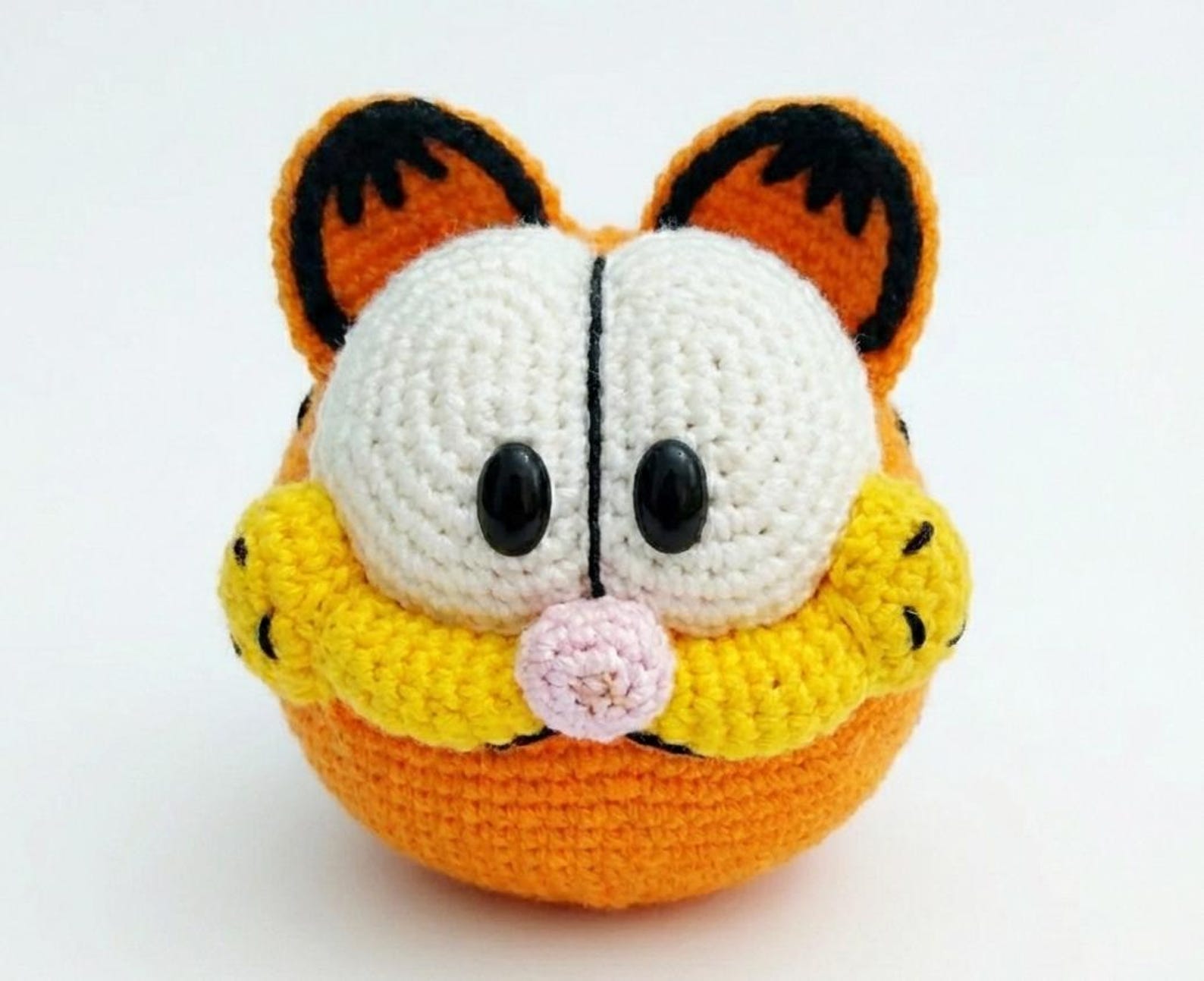 Orange Cat Amigurumi Crochet Pattern PDF – Sitting Cat Toy, Instant ...