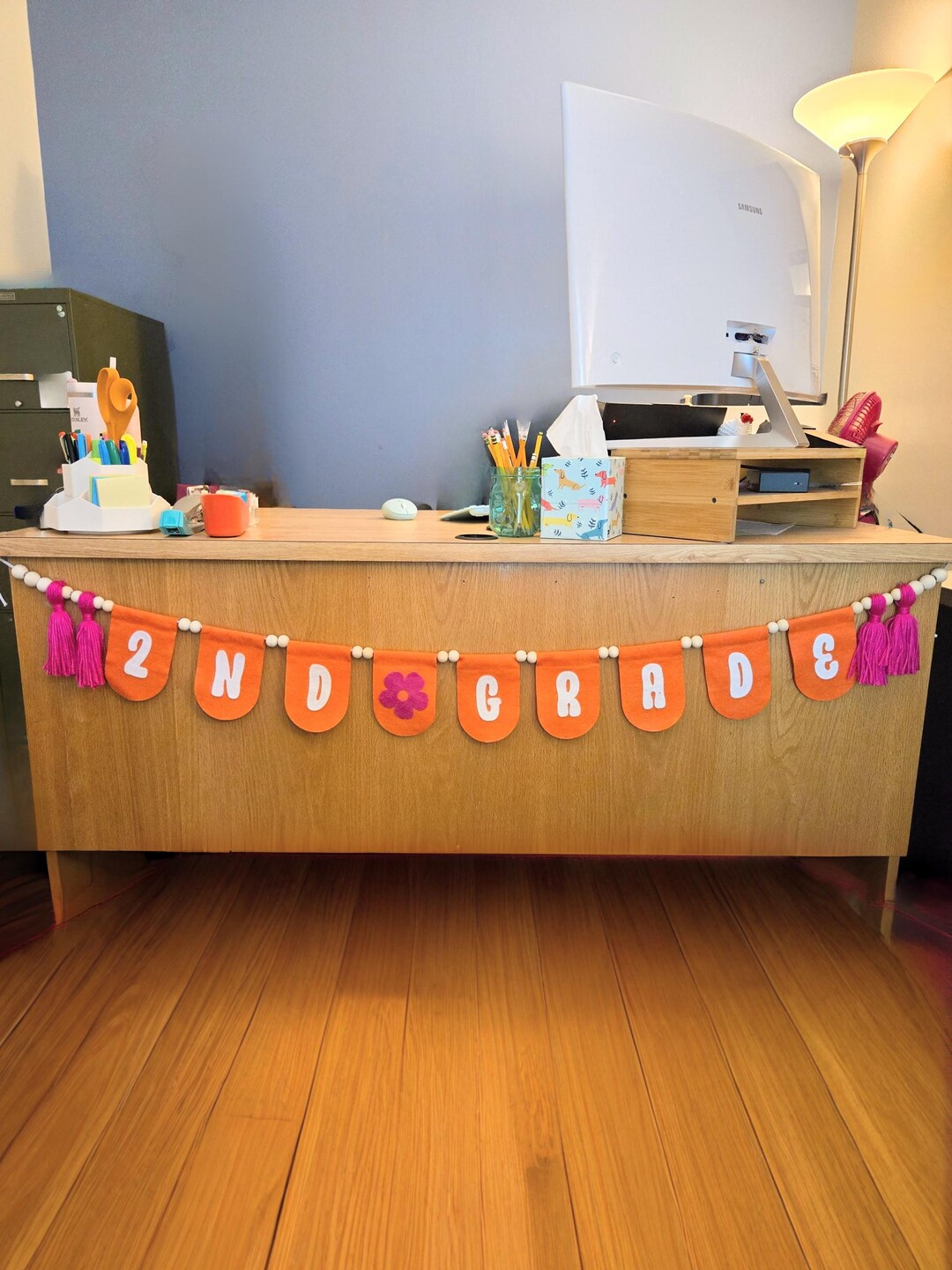 Teacher Garland for Classroom Grade Level Banner Teacher Gift Grade ...