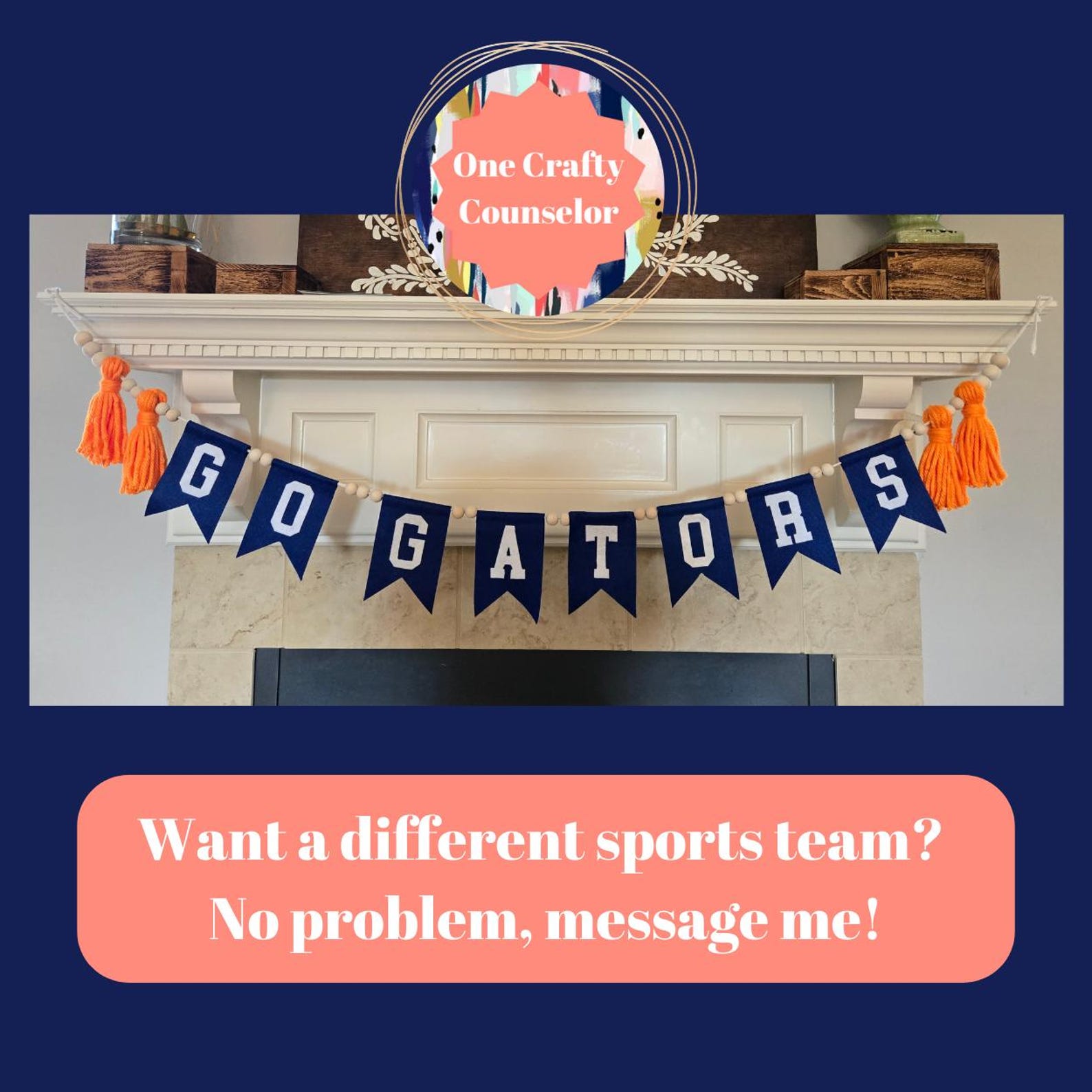 Gators Football Banner Florida Gators Garland for Football Party Go ...