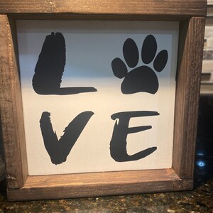 Dog Signrustic Farmhouse White Wall Hanging Dog Signhome - Etsy