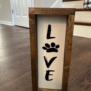 Dog Signrustic Farmhouse White Wall Hanging Dog Signhome - Etsy