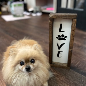 Dog Signrustic Farmhouse White Wall Hanging Dog Signhome - Etsy