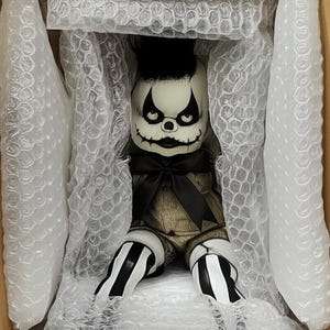 Exclusive ! Black Demon Baby Devil Doll Style Creepy Cute Scary Horror ...