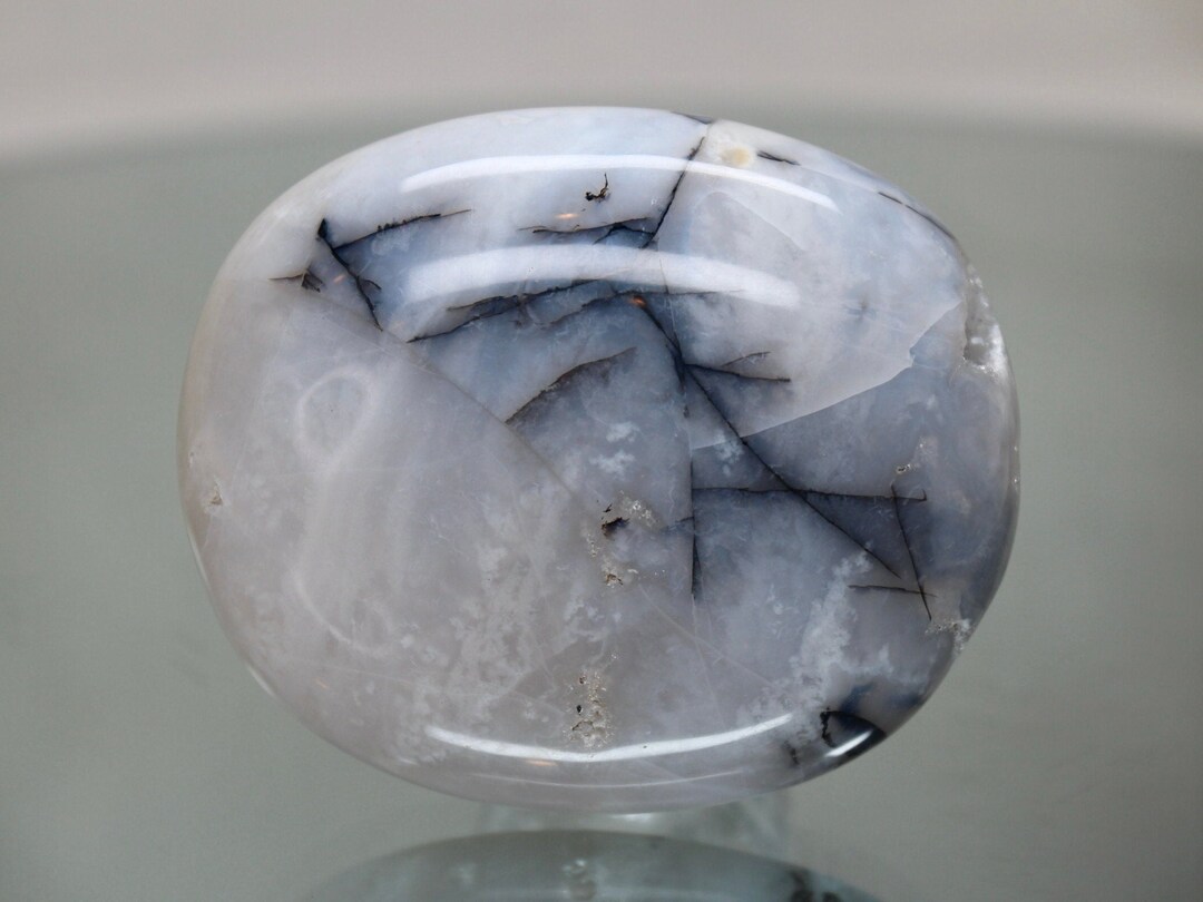 Dendritic Agate Crystal Palmstone With Druzy AAA Quality 4.4 - Etsy