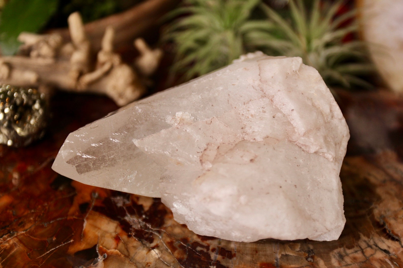 Natural Tibetan Quartz Crystal Cluster with Raw Edge 11.6 oz | Etsy