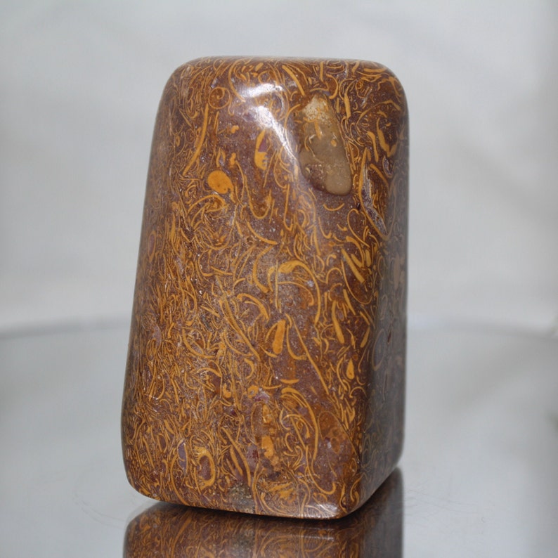 Calligraphy Stone: Polychrome Jasper Freeform Crystal, Elephant Skin ...