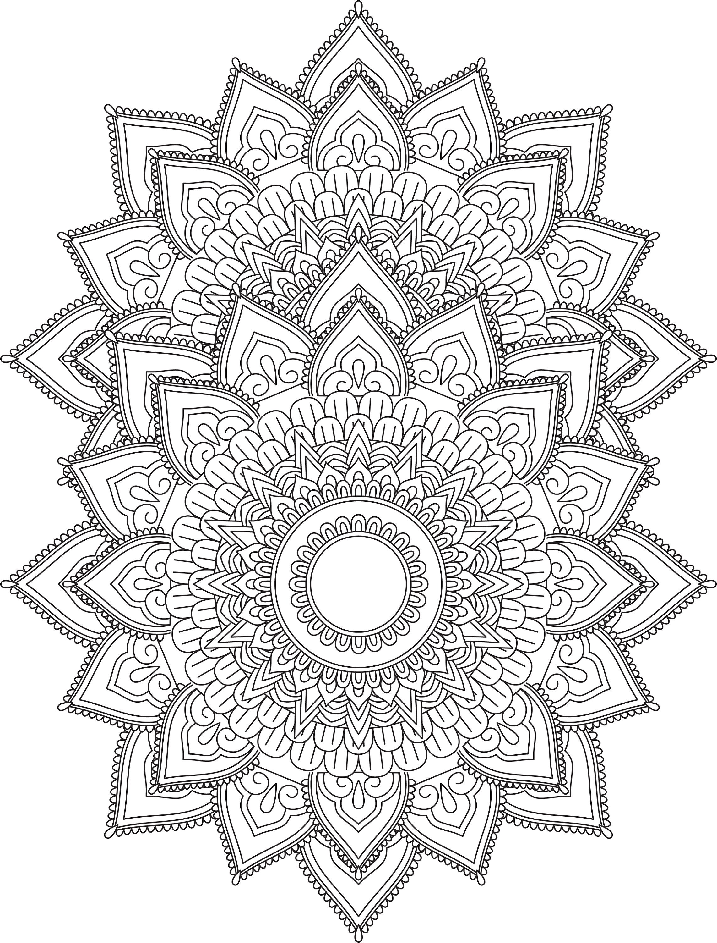 Stress Relief Coloring | Printable Young Adult Coloring Book ...