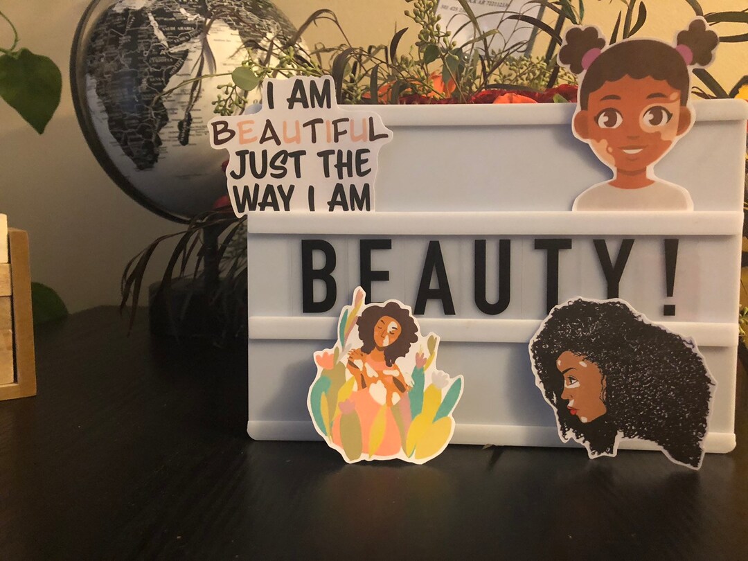 Beauty Sticker Pack | Cell Phone Sticker | Vitiligo Sticker Pack ...