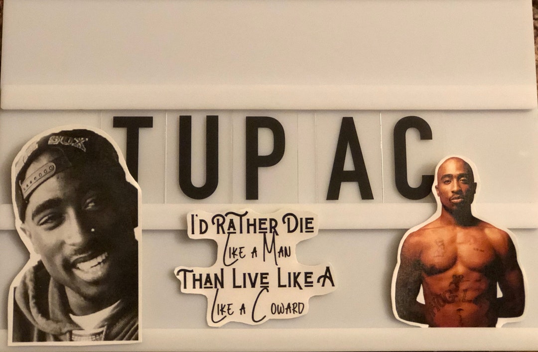 Tupac Sticker Pack - Vinyl Sticker - Etsy