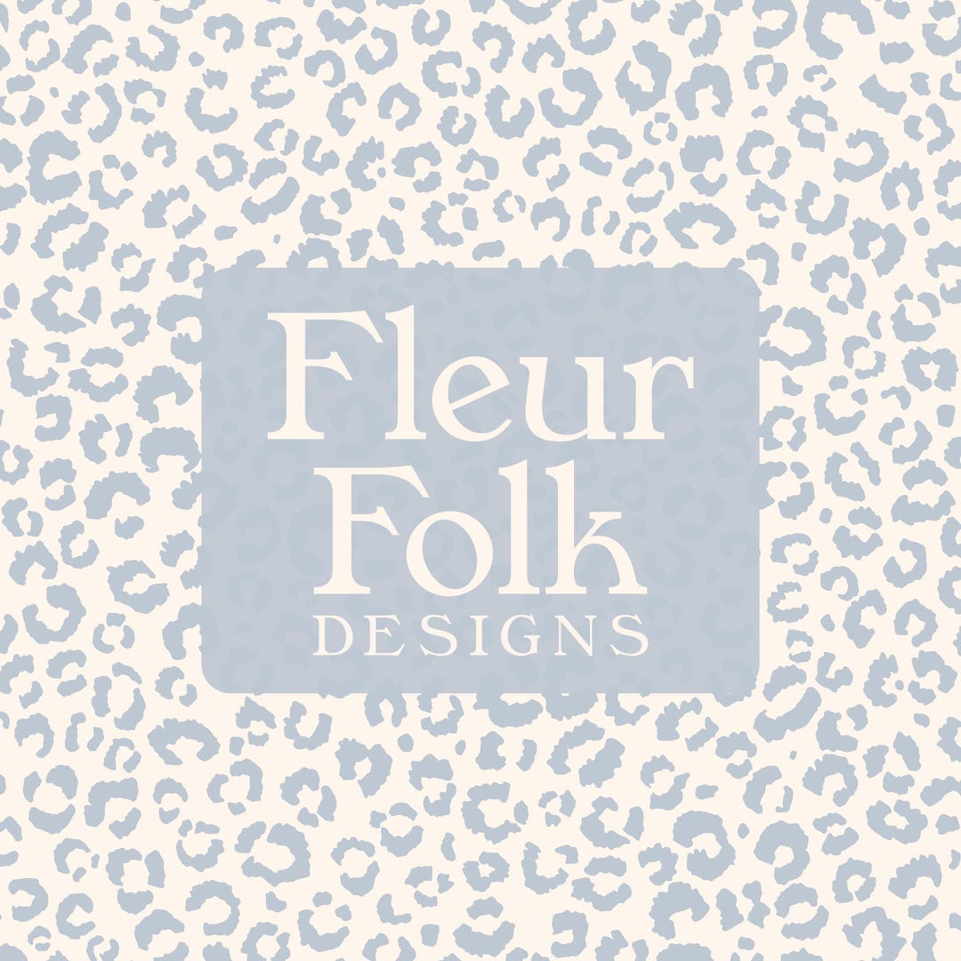 Boho Leopard Print Seamless Pattern | Muted Boho Background | Printable ...