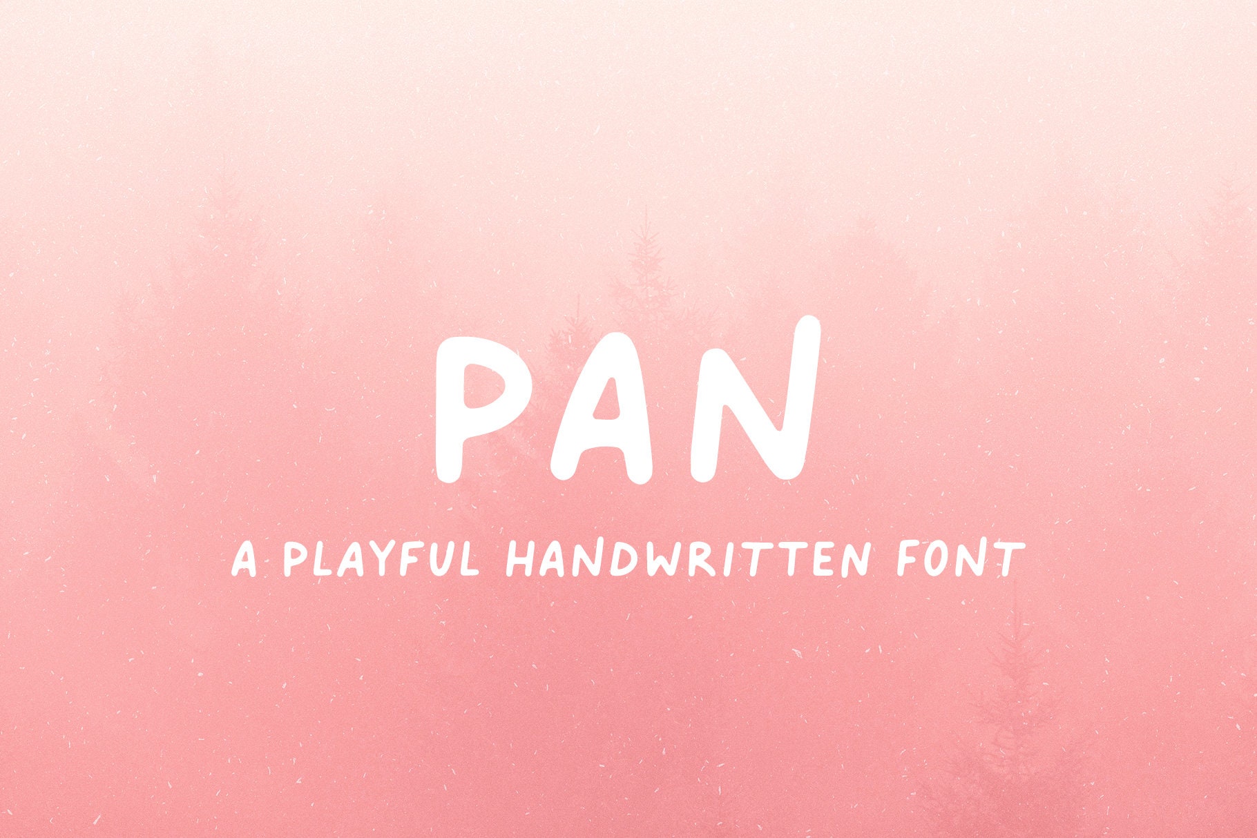 Pan // A Playful Handwritten Font // Quirky, Fun, Playful, Handwritten ...
