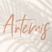 Artemis // A Hand-lettered Brush Script // Hand Lettering, Handwritten ...