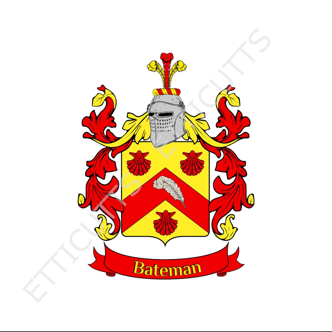 Bateman Coat of Arms Family Crest PDF Download, Printable Coat of Arms ...