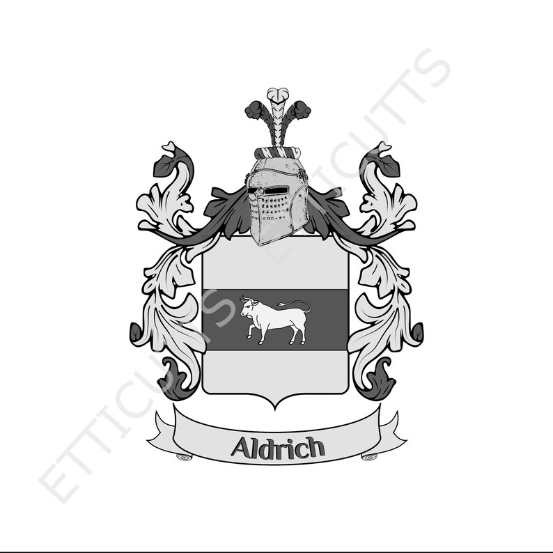 Aldrich Coat of Arms Family Crest PDF Download, Printable Coat of Arms ...