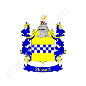 Stewart Coat of Arms Family Crest PDF Download, Printable Coat of Arms ...