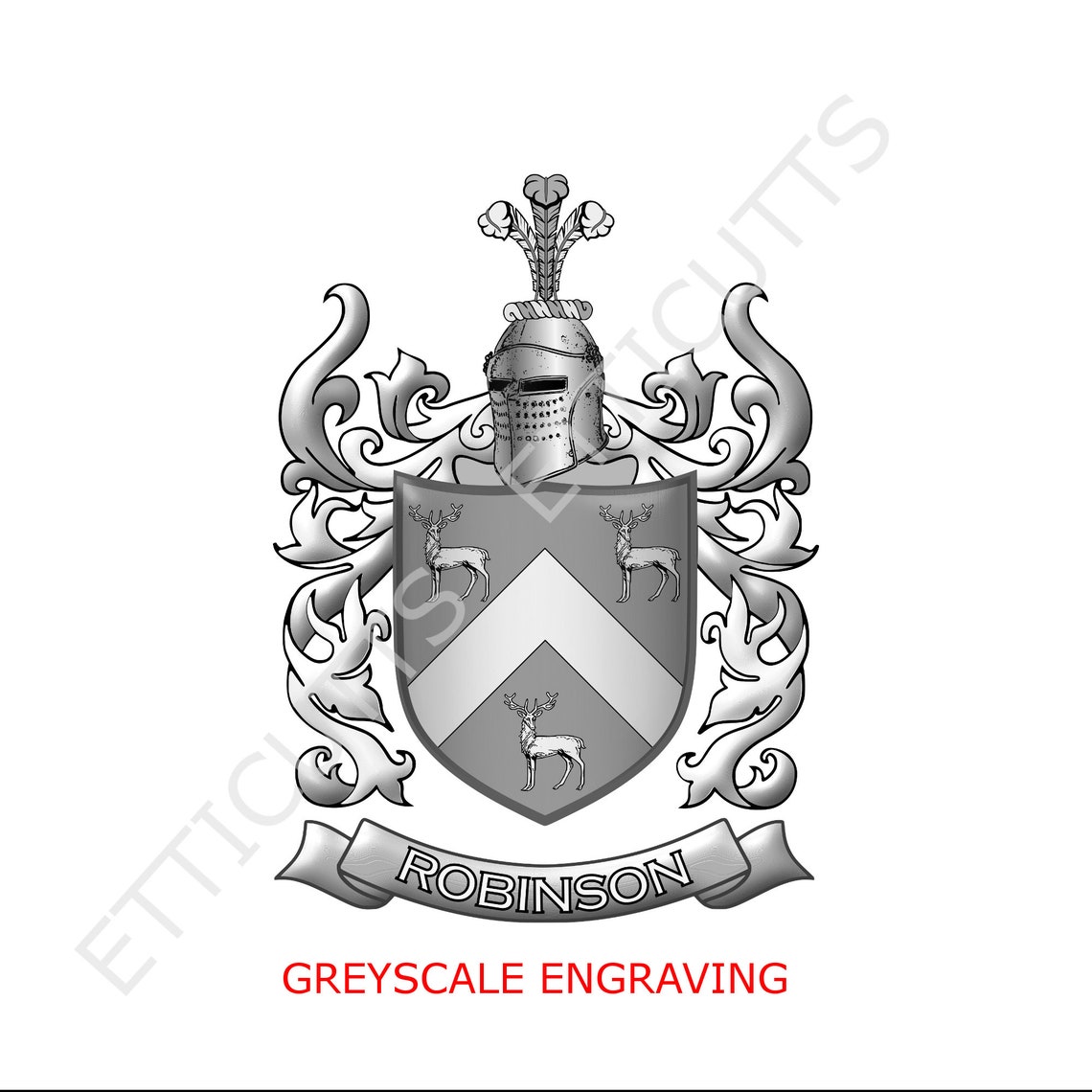 Robinson Coat of Arms Print Cut Sublimate Engrave Digital Download - Etsy