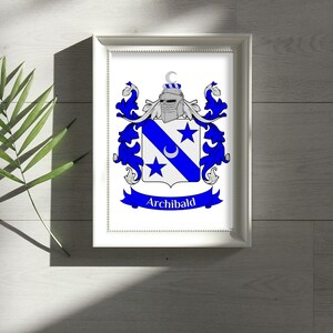Archibald Coat of Arms Family Crest PDF Download, Printable Coat of ...