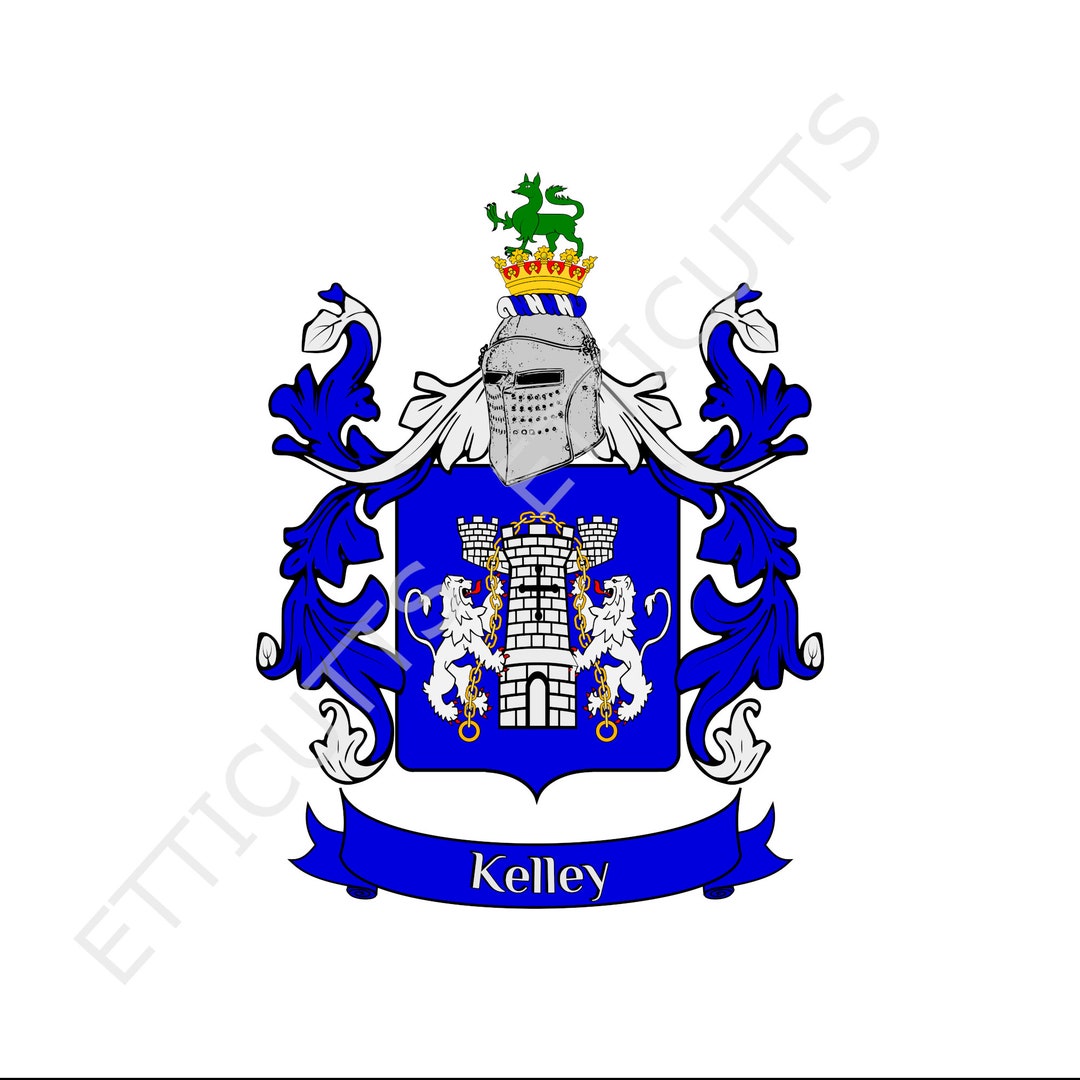 Kelley Coat of Arms Family Crest PDF Download, Printable Coat of Arms ...