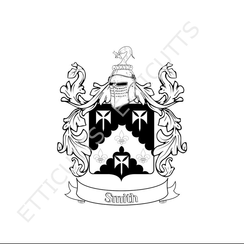 Smith Coat of Arms Family Crest PDF Download, Printable Coat of Arms ...