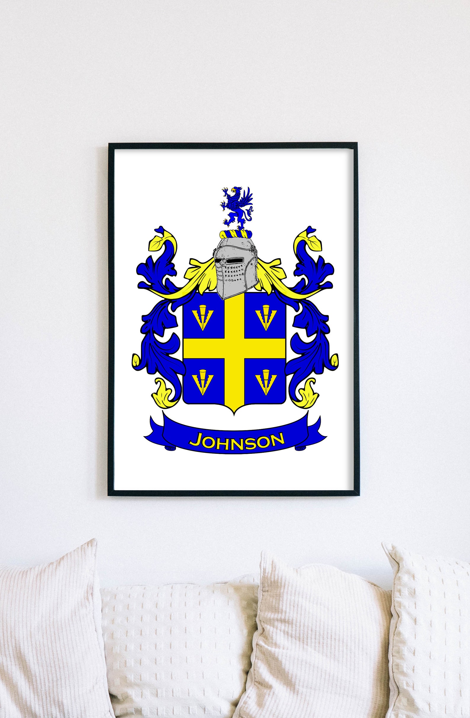 Johnson Coat of Arms Family Crest PDF Download, Printable Coat of Arms ...