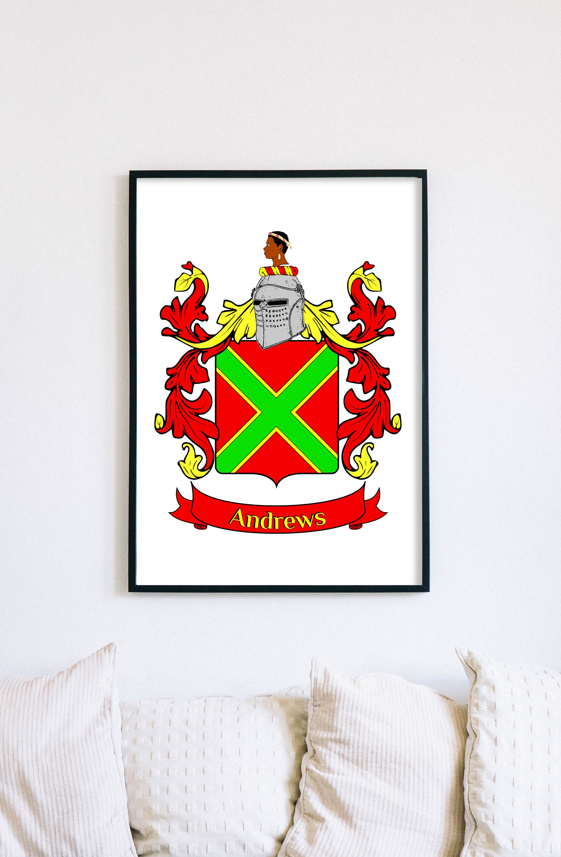 Andrews Coat of Arms Family Crest PDF Download Printable Coat - Etsy Israel