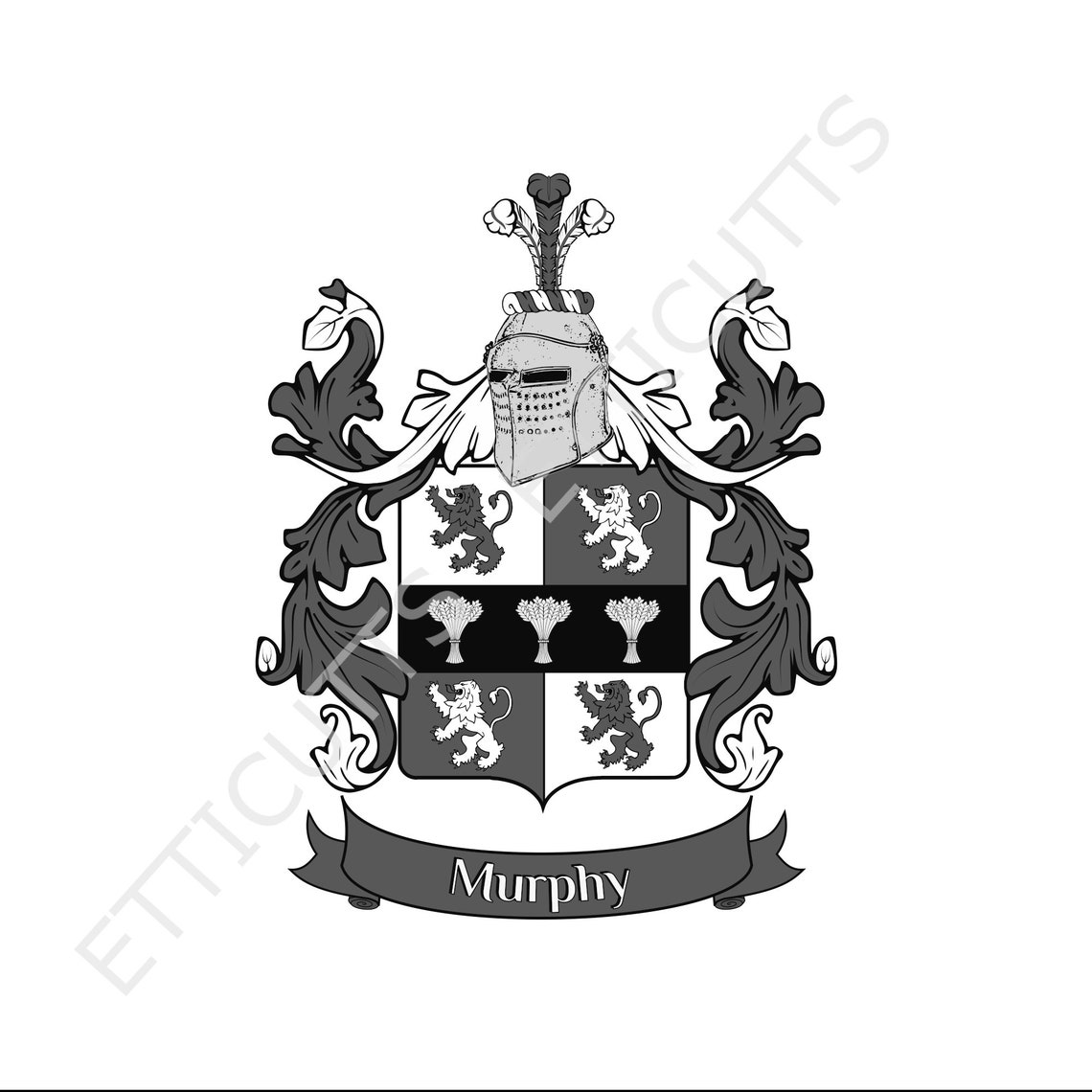 Murphy Coat of Arms Family Crest PDF Download, Printable Coat of Arms ...