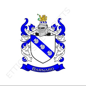 Barnard Coat of Arms Print Cut Sublimate Engrave Digital Download - Etsy