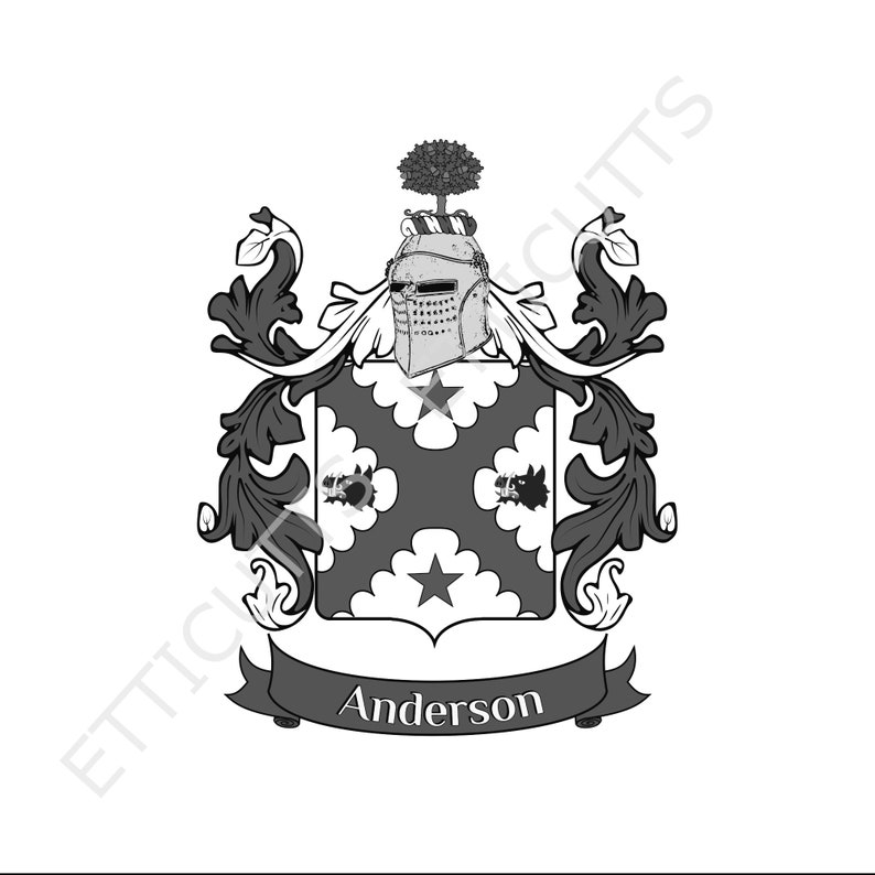 Anderson Coat of Arms Family Crest PDF Download, Printable Coat of Arms ...