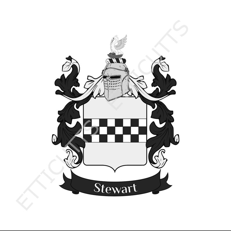 Stewart Coat of Arms Family Crest PDF Download, Printable Coat of Arms ...