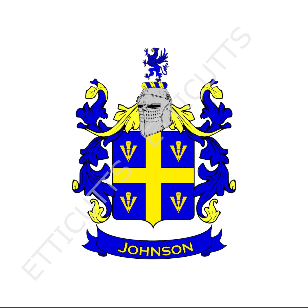 Johnson Coat of Arms Family Crest PDF Download, Printable Coat of Arms ...