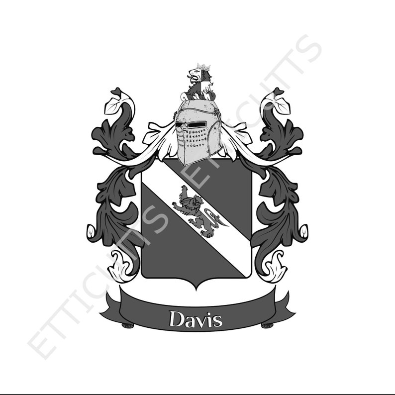 Davis Coat of Arms Family Crest PDF Download, Printable Coat of Arms ...