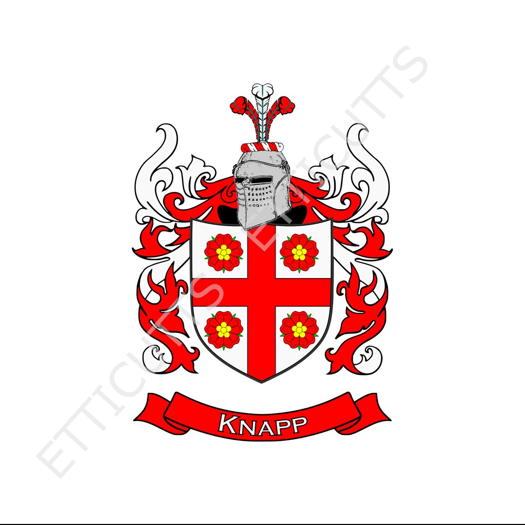 Knapp Coat of Arms Print Cut Sublimate Engrave Digital Download - Etsy