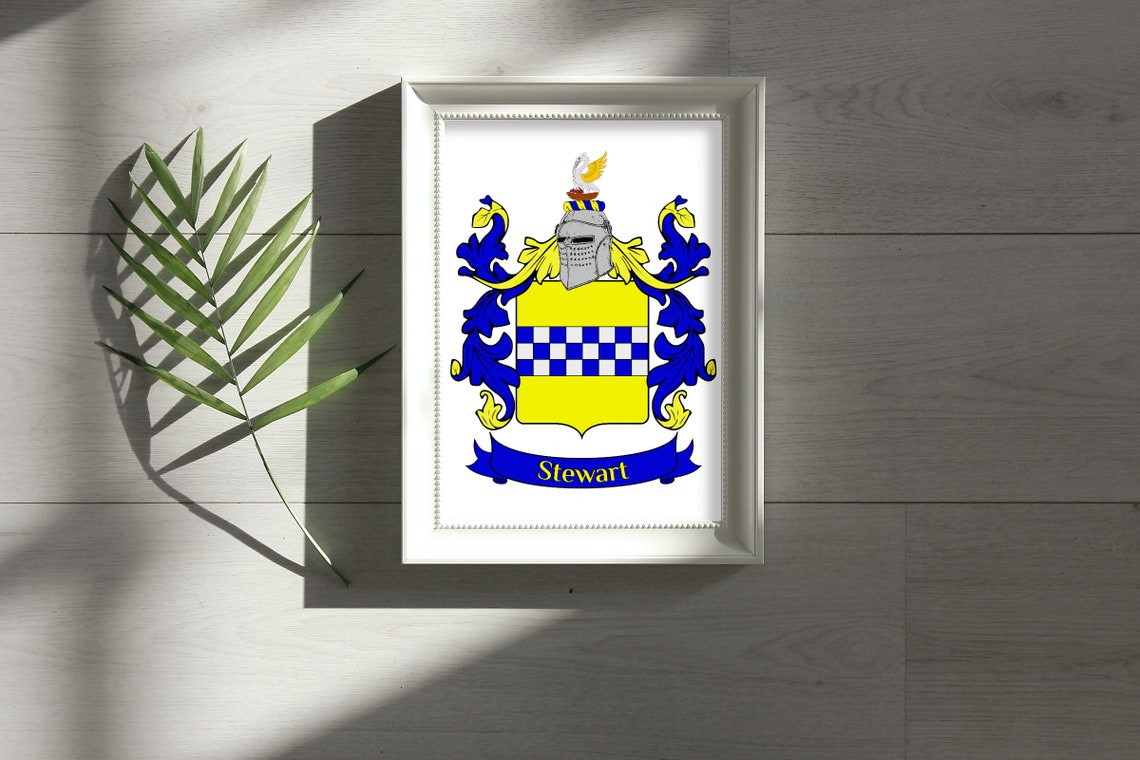 Stewart Coat of Arms Family Crest PDF Download, Printable Coat of Arms ...