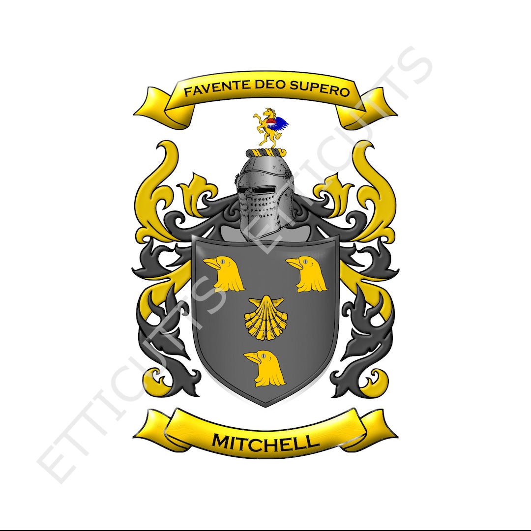Mitchell Coat of Arms Truro Digital Download - Etsy