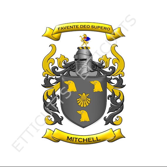Mitchell Coat of Arms Truro Digital Download - Etsy Australia