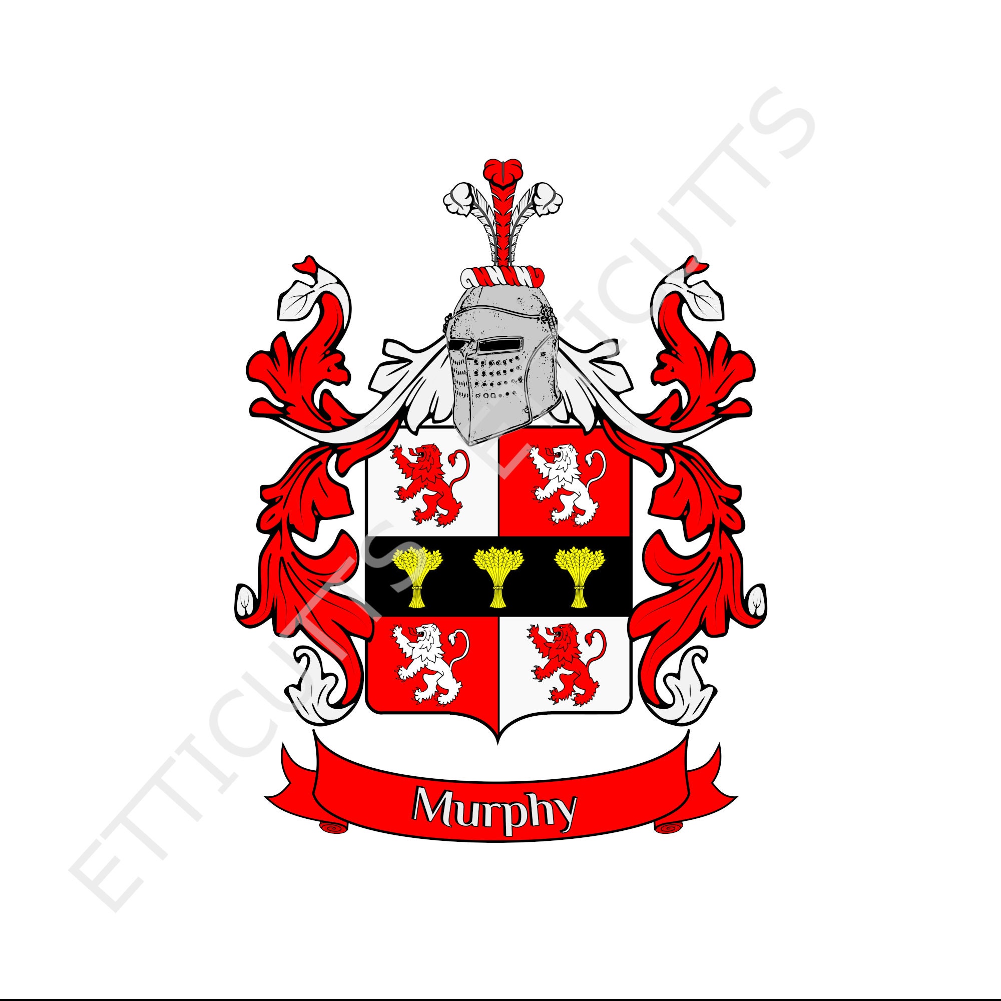 Murphy Coat of Arms Family Crest PDF Download, Printable Coat of Arms ...
