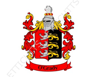 Grady Coat of Arms - Etsy