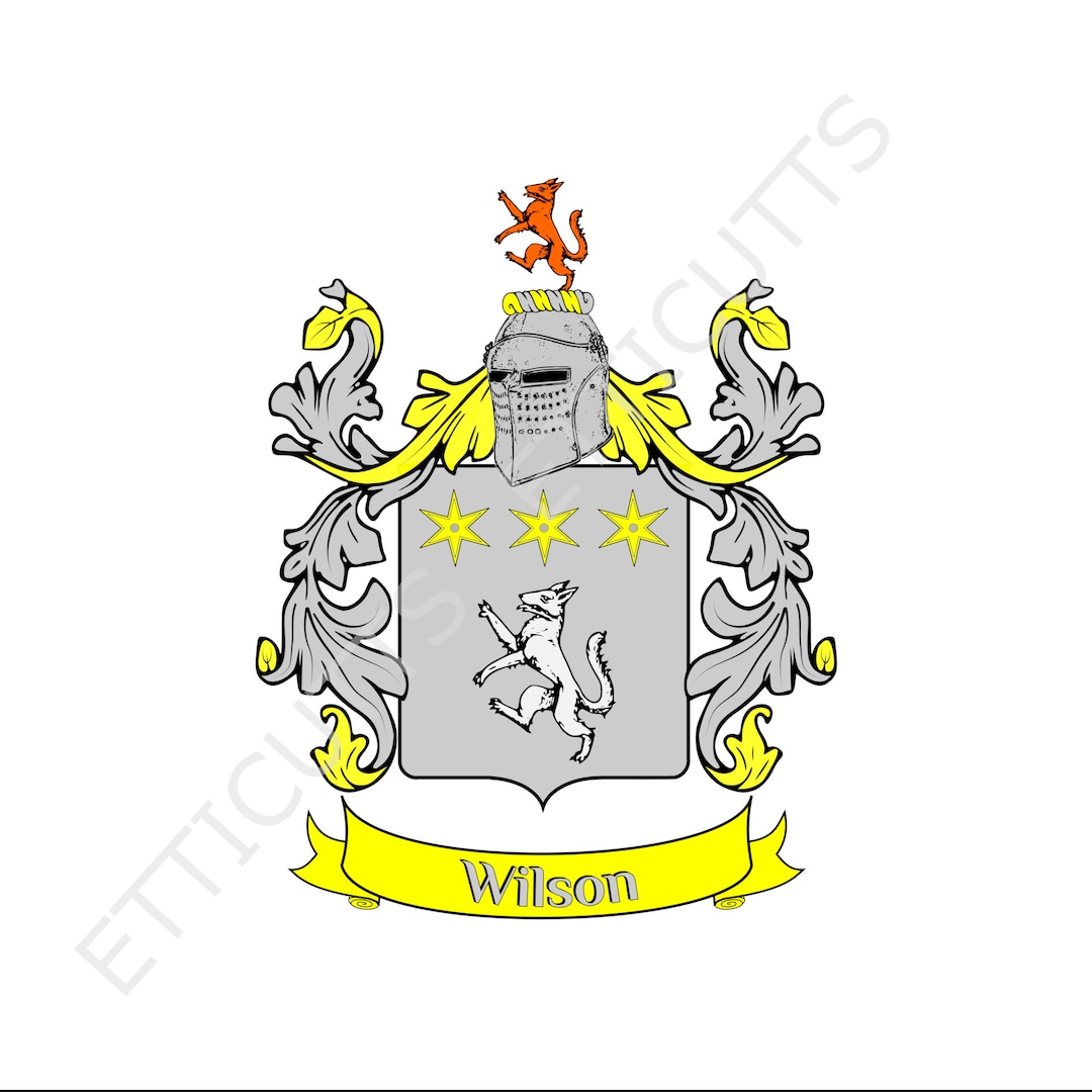 Wilson Coat of Arms Family Crest PDF Download, Printable Coat of Arms ...