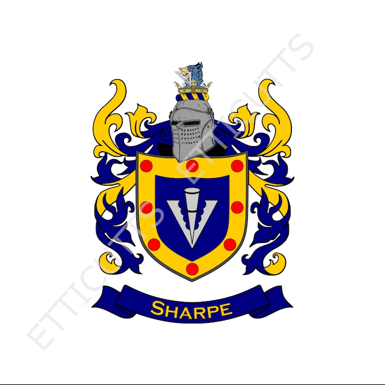 Sharpe Coat Of Arms Print Cut Sublimer Engrave Digital Download - Etsy ...