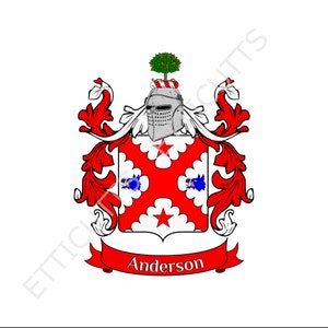 Anderson Coat of Arms Family Crest PDF Download, Printable Coat of Arms ...