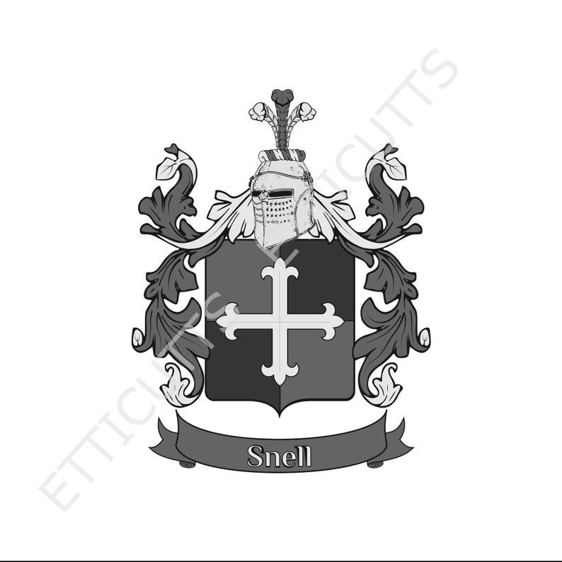 Snell Coat of Arms Family Crest PDF Download, Printable Coat of Arms ...