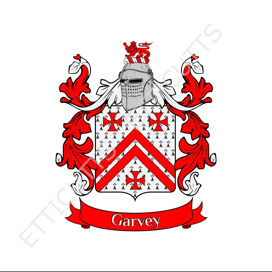 Garvey Coat of Arms Family Crest PDF Download, Printable Coat of Arms ...