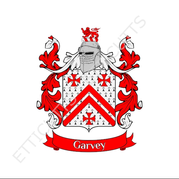 Garvey Coat of Arms Family Crest PDF Download Printable Coat - Etsy