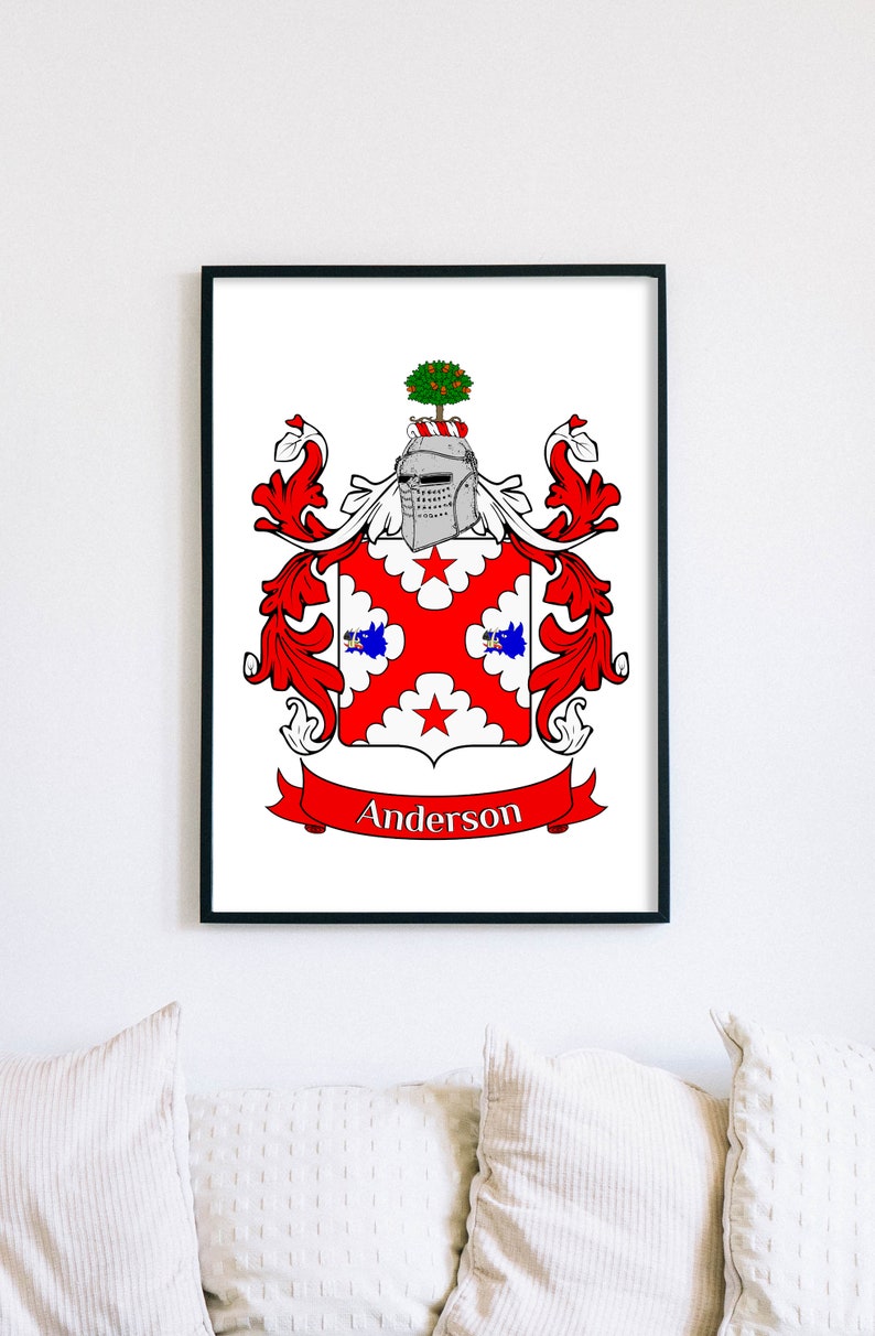 Anderson Coat of Arms Family Crest PDF Download, Printable Coat of Arms ...