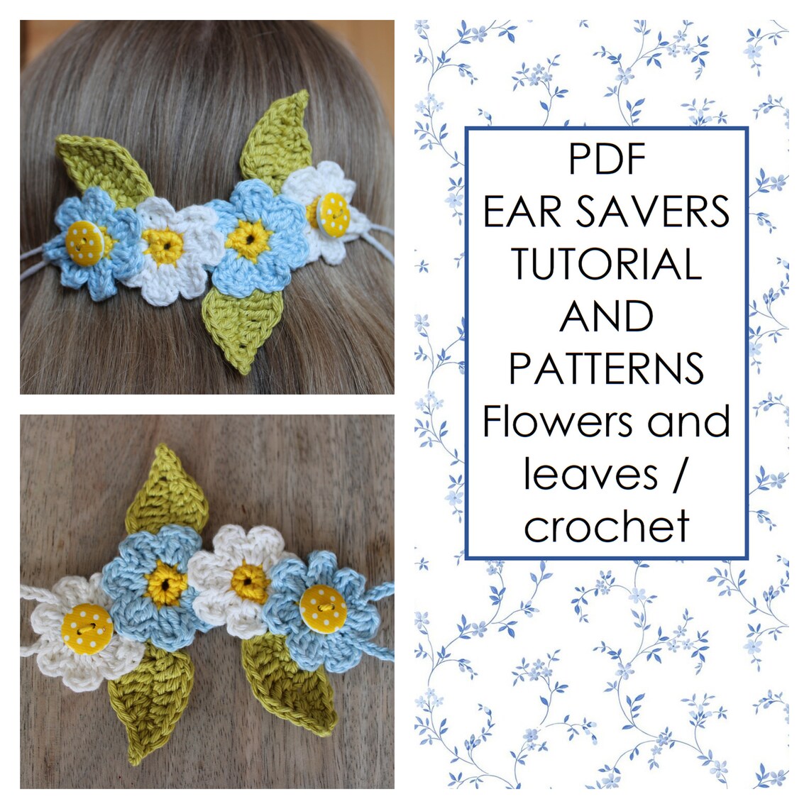 PDF EAR SAVERS Tutorial and Patterns - Etsy
