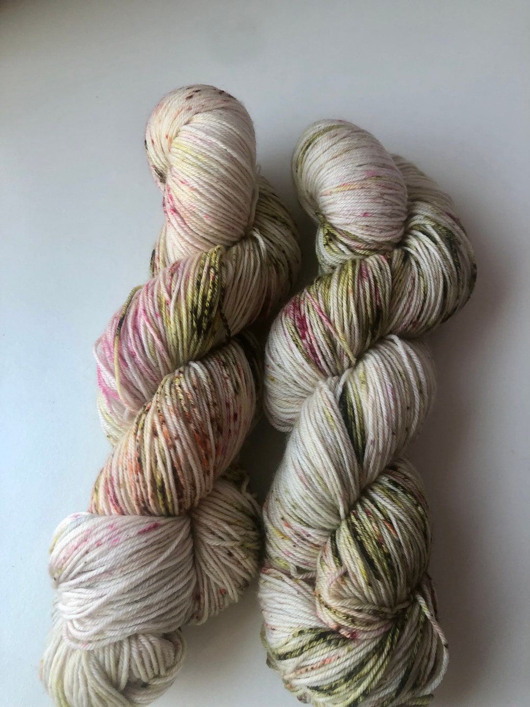 Rose Tea With Milk Hand Dyed Sock Yarn, Superwash Fine Merino, 100g ...