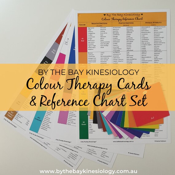 Colour Therapy Cards & Reference Chart - Etsy